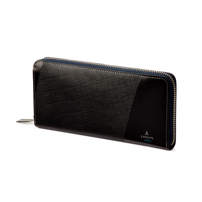 LANVIN en Bleu ランバンオンブルー ランバン 財布 長財布 本革 メンズ