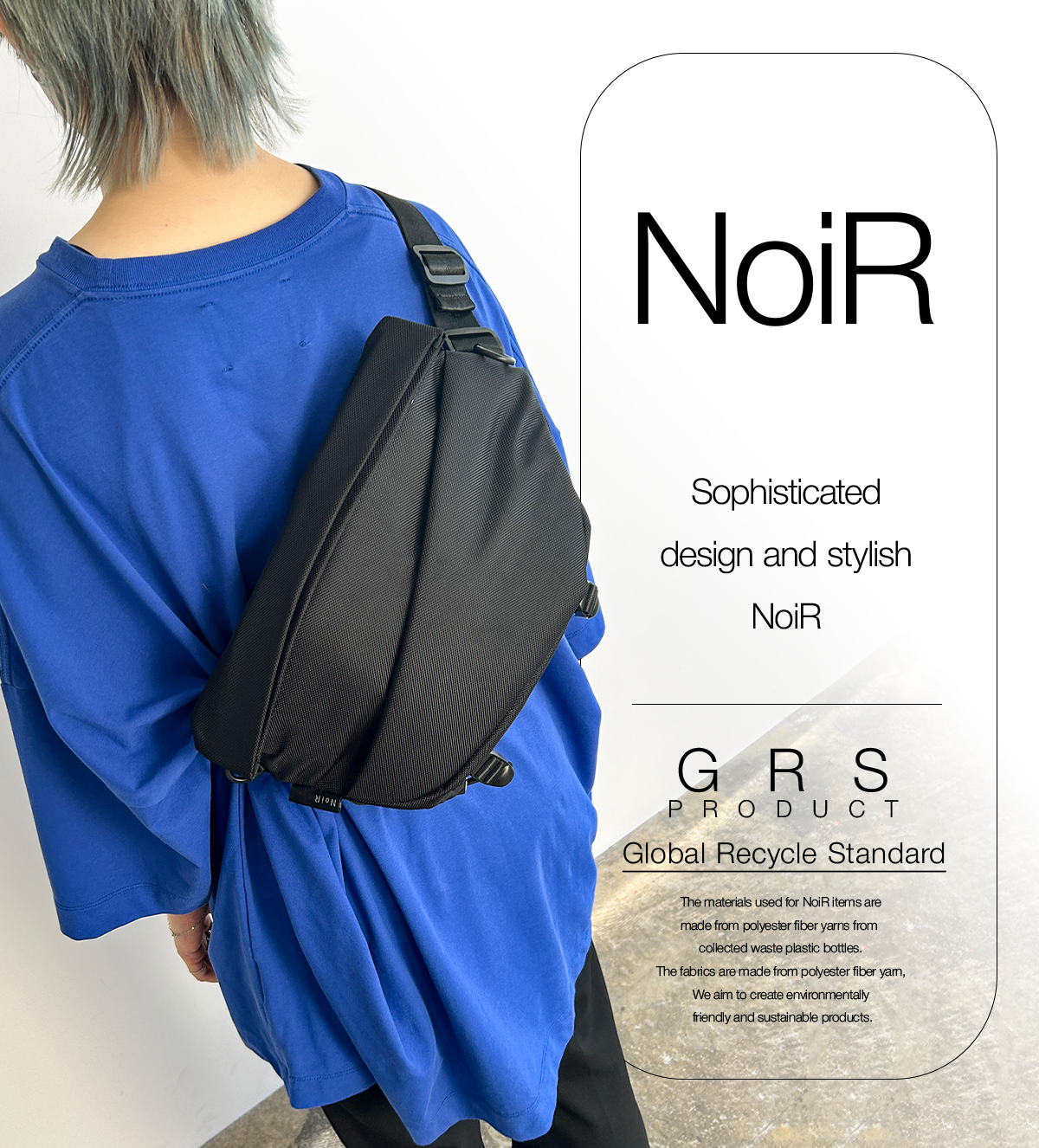 商品レビューで+5%｜ノアール ショルダーバッグ ボディバッグ メンズ レディース ブランド 斜めがけバッグ NoiR N24005 NoiR ノアール ショルダーバッグ ボディバッグ メンズ レディース