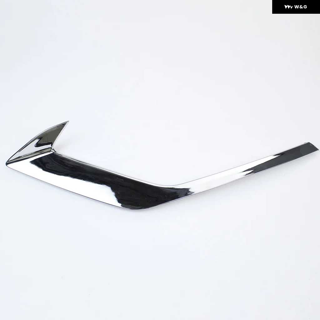 フロント フォグランプ シェード 装飾ストリップカバー トリムクローム 31455511 31455512 ボルボ S60 V60 2019 ...