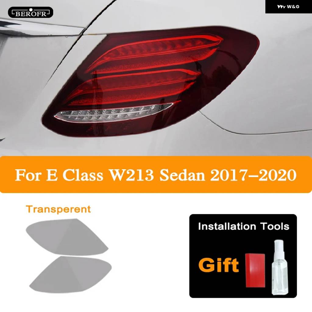 メルセデスベンツ E クラス W213 C238 S213 A238 E63 AMG ヘッドライト ティントブラックフィルム テールライト クリア TPU ステッカー : Calore車バイク ...