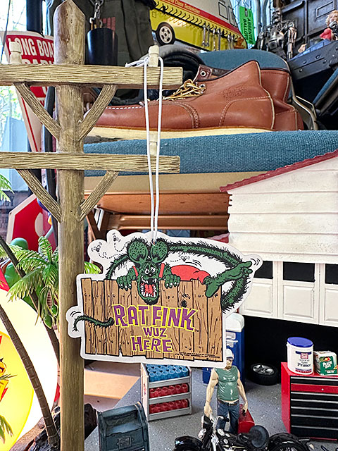 RAT FINK ラットフィンク エアーフレッシュナー （RATFINK WUZ HERE） チェリーの香り アメリカン雑貨 アメリカ雑貨 ...