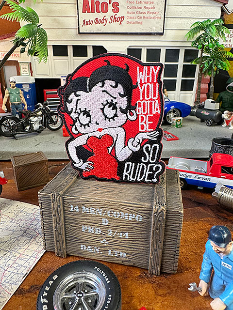 ベティ・ブープ ワッペン （WHY YOU GOTTA BE SO RUDE?） アメリカン雑貨 アメリカ雑貨 : 331074 ...