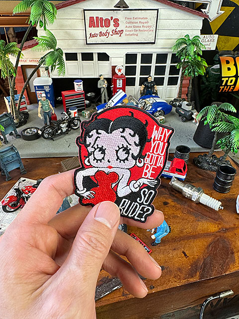 ベティ・ブープ ワッペン （WHY YOU GOTTA BE SO RUDE?） アメリカン雑貨 アメリカ雑貨 : 331074 ...