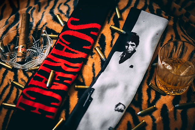 ODD SOX 映画 スカーフェイス トニー・モンタナ ソックス （SCARFACE） 靴下 26〜30cm オッドソックス アル・パチーノ ...
