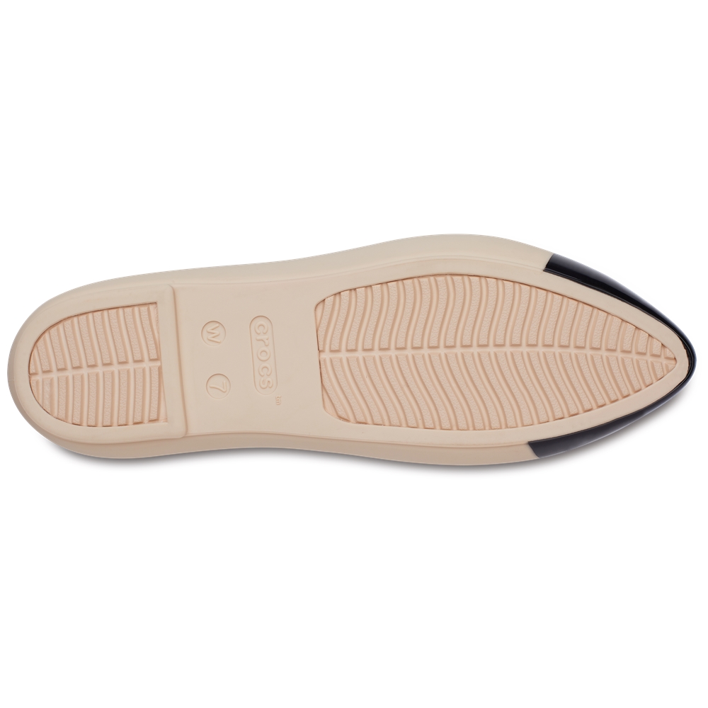crocs セール 50％OFF クロックス 国内正規品 Brooklyn Dip Pointed Flat 210321 パンプス ...