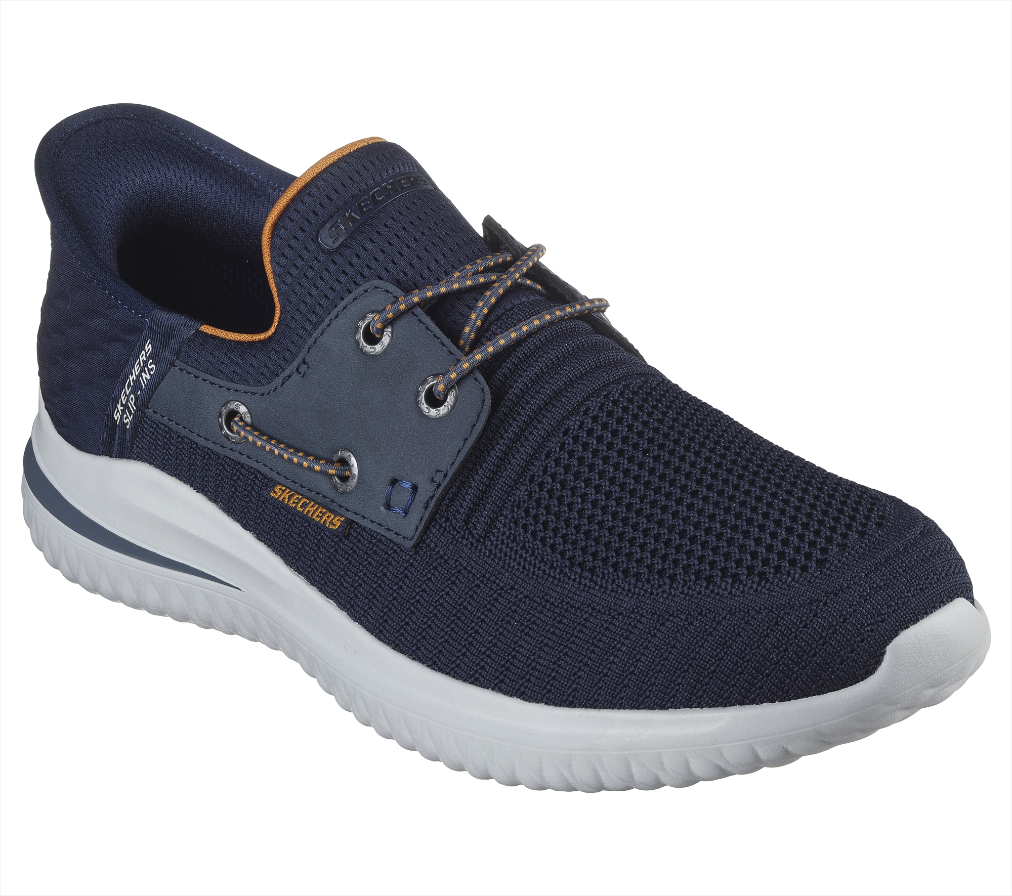 SKECHERS スケッチャーズ 210606-nvy メンズ スニーカー スリップインズ DELSON 3.0 - ROTH Slip ...