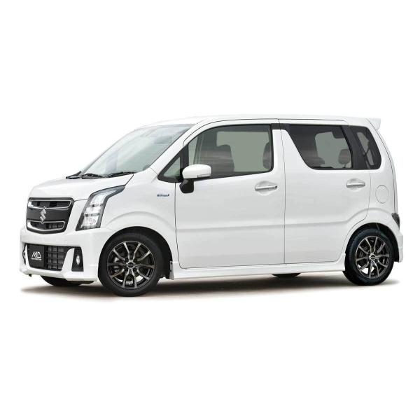 マルカサービス EuroSpeed/D.C.52 スーパーキャリイ DA16T アルミホイール4本セット【12×3.5B 4-100 INSET42 BK-PO＋アーミーブラッククリア ...