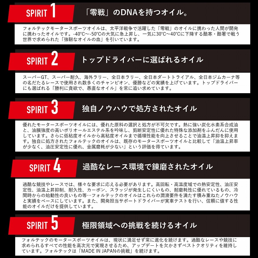 FORTEC RALLIART Engine Oil 5w-45 フォルテック ラリーアートエンジンオイル RACING GRADE 完全合成 ...