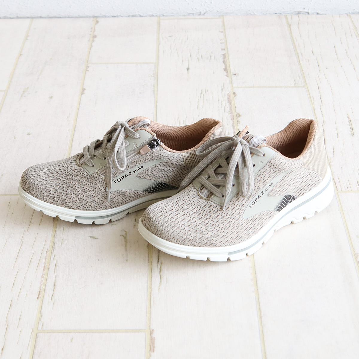 TOPAZ トパーズアルコ コンフォートシューズ レディース 軽量 幅広 3e ウォーキング 靴 黒 ブラック グレー ピンク aruko 7407 : スニーカー&ファッション セレブル ...