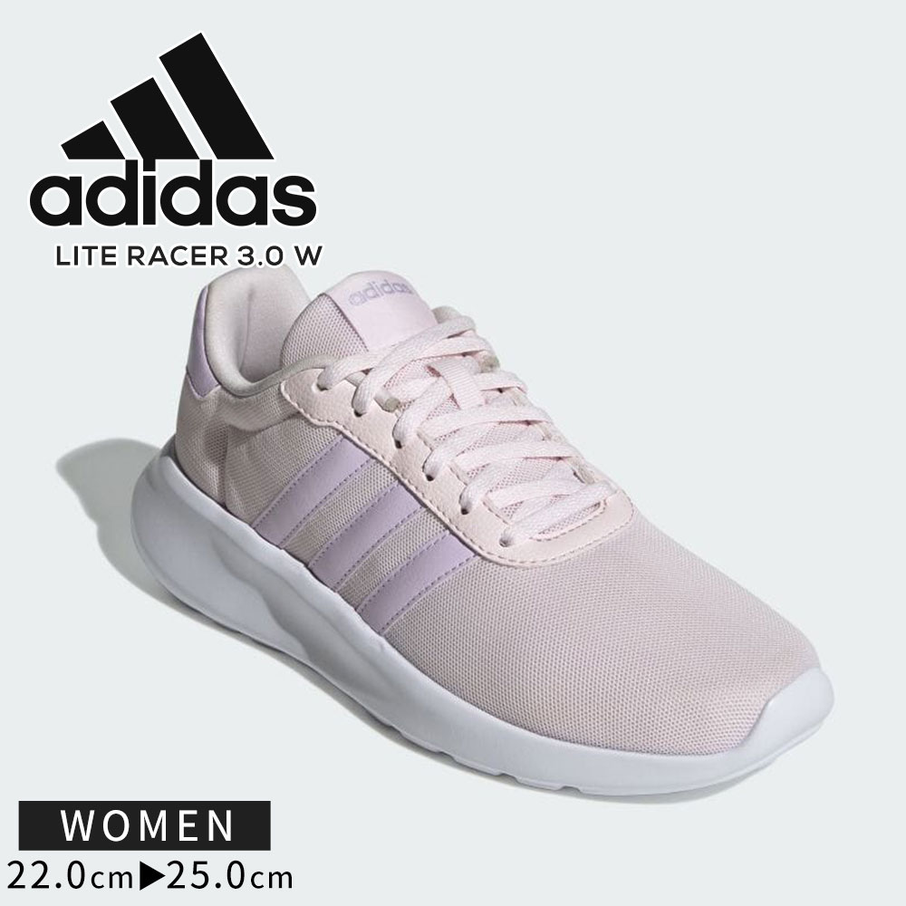 adidas アディダス ランニングシューズ ライトレーサー 3.0 ユニセックス 運動靴 メッシュ ジョギングシューズ ADIDAS ...
