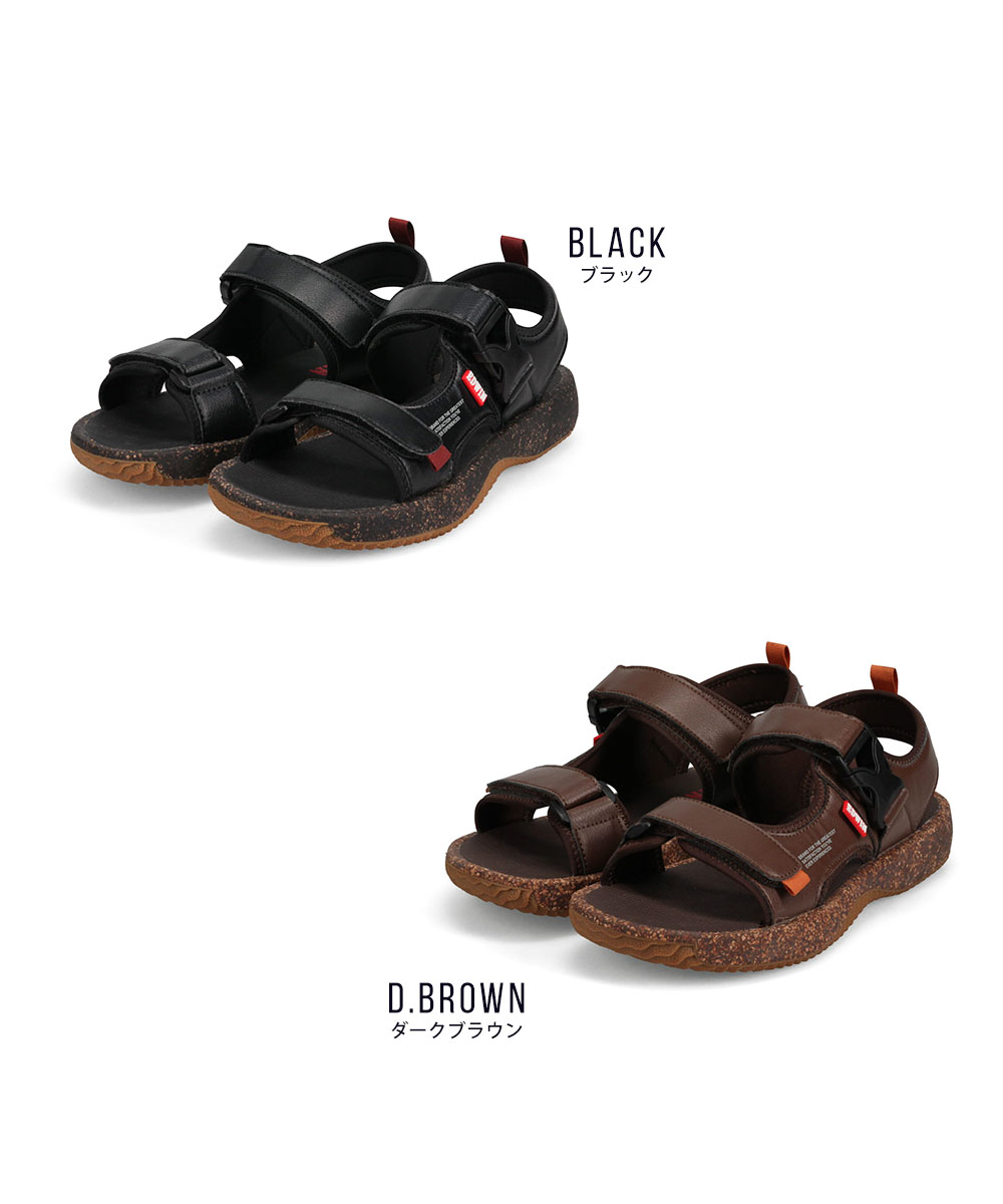EDWIN エドウィン サンダル メンズ スポーツサンダル バックストラップ バックベルト シンプル コンフォート ワンマイル アウトドア 5105 : スニーカー&ファッション セレブル ...