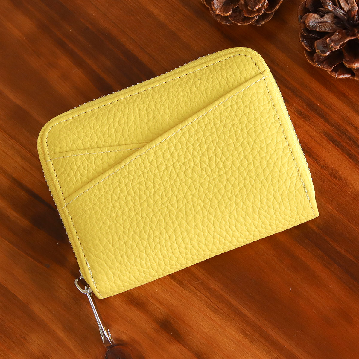 ブランド登録なし カードケース 本革 ミニ財布 磁気防止 レディース スキミング防止 レカケース 小銭入れ ファスナー ユニセックス レザー GZCC-A748 : スニーカー&ファッション ...