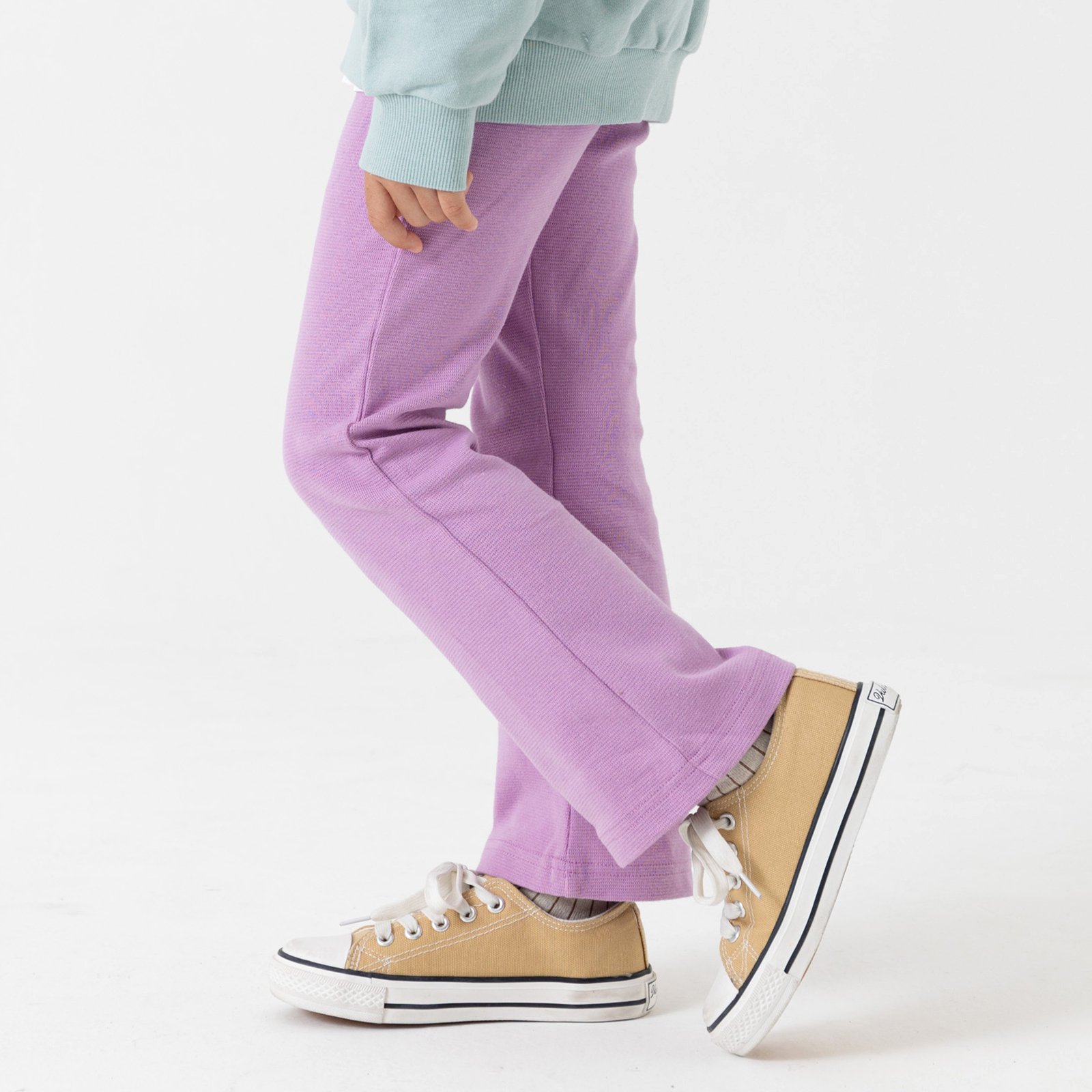 chil2 ネコポス送料無料 アウトレット キッズ フレア パンツ ストレッチ ベビー服 子供服 長ズボン 女の子 秋 80 90 100 110 120 130 140 150cm [M便 ...