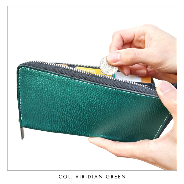 蛇腹 カードポケット付き 長財布 本革 財布 ベーシックダンディ レザー ラウンド ファスナー サイフ ウォレット 革財布 ラウンド財布 長サイフ カードポケット : チェレステ - 通販 ...