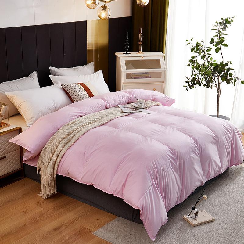 掛け布団 羽毛布団 シングル ロング 冬用 羽毛ふとん 羽毛掛け布団 40マス立体キルト ホワイトダックダウン95％ 暖かい布団 軽い 冬布団 洗える 保温 安い : chorakuka ...