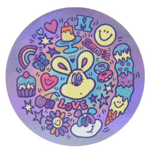 ステッカー mana CREATORS CIRCUS クリエイターズサーカス Vol.3 Full of favorites 耐水 耐光 デコ ...