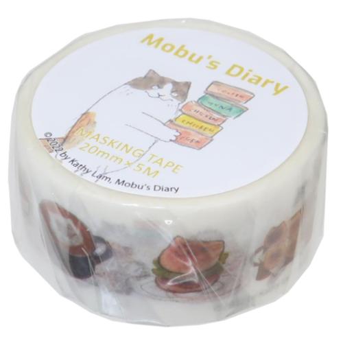 マスキングテープ Mobu's Diary 20mmマステ Cafe Green Flash : キャラクターのシネマコレクション - 通販 - Yahoo!ショッピング