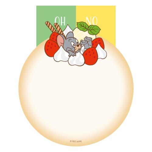 トムとジェリー グッズ メモ帳 キャラクター クレープ風メモ EAT，EAT，EAT B :ir-ig-4339:キャラクターのシネマ ...