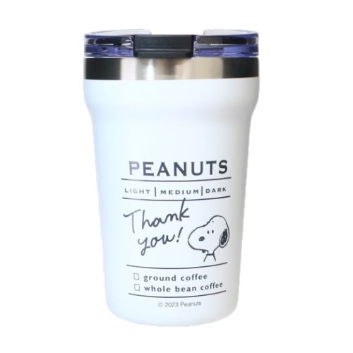 PEANUTS スヌーピー フタ付き保温保冷コップ カフェタンブラー350ml パッケージ風 ピーナッツ : キャラクターのシネマコレクション - 通販 - Yahoo!ショッピング