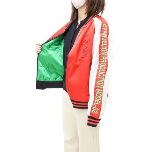 エヴァンゲリオン グッズ アウター アニメキャラクター スカジャン L