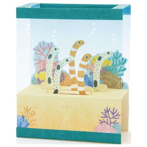 グリーティングカード シヨチユウJSP 38-3 立体カード サマーカード ゆらゆらチンアナゴ サンリオ : キャラクターのシネマコレクション - 通販 - Yahoo!ショッピング