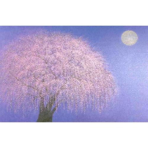 グリーティングカード ハル JSC7-4 二つ折りカード 春 しだれ夜桜 : キャラクターのシネマコレクション - 通販 - Yahoo!ショッピング