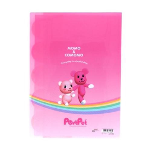 サンスター文具 PostPet ダイカットクリアファイル5P A4 ポケットファイル モモ＆コモモ : キャラクターのシネマコレクション - 通販 - Yahoo!ショッピング