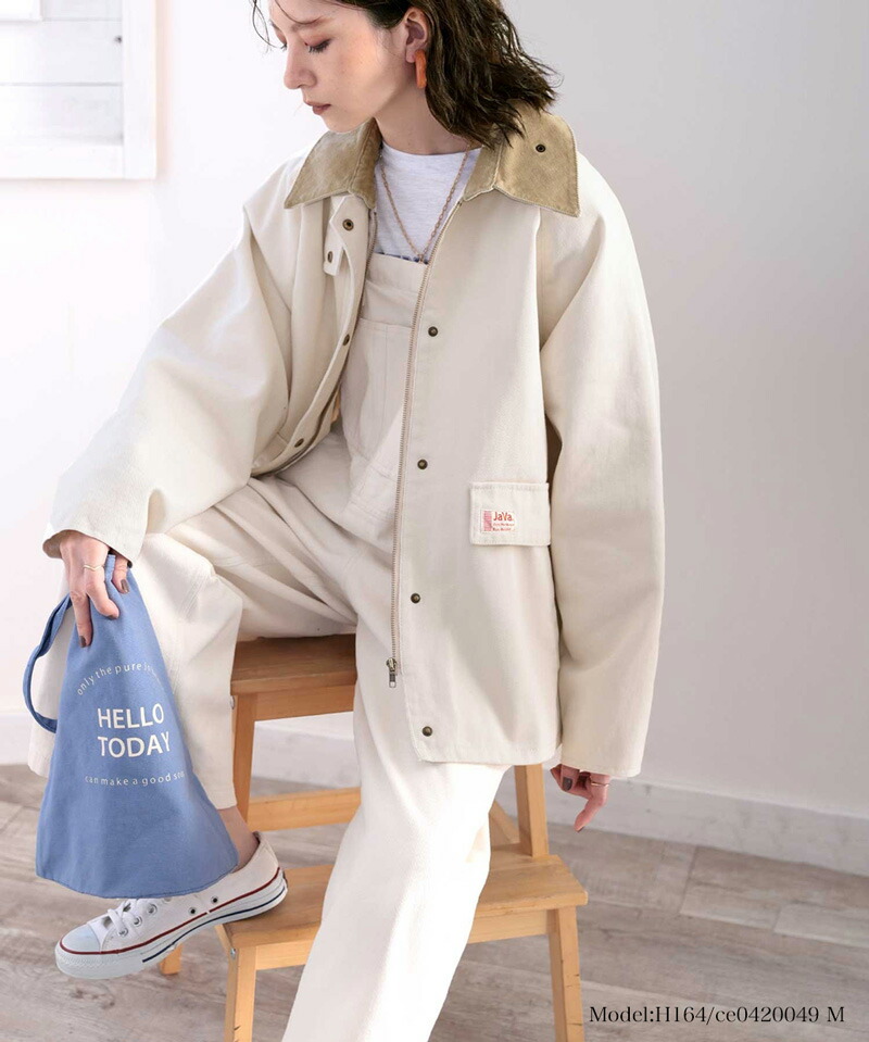 classicalelf 《java ジャバコラボ》送料無料 アウター ジャケット メンズ レディース 男女兼用 ユニセックス 裏地 キルティング コットン ワーク カバーオール ...