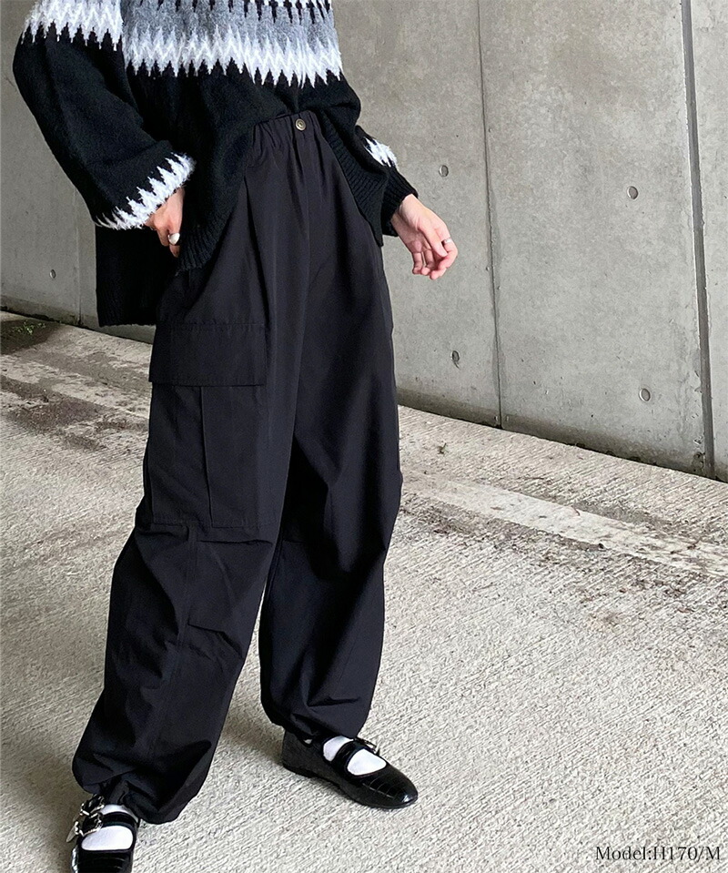 classicalelf 《javaジャバ コラボ》送料無料 ボトムス パンツ レディース カーゴパンツ メンズ 男女兼用 ユニセックス ミリタリー バルーンシルエット ワイドパンツ ...