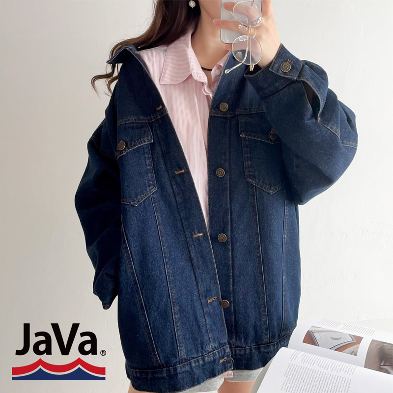 classicalelf 《javaジャバ コラボ》送料無料 コート ジャケット レディース デニム 裏キルティング Big ジージャン Gジャン 中綿 メンズ ユニセックス 男女兼用 ...