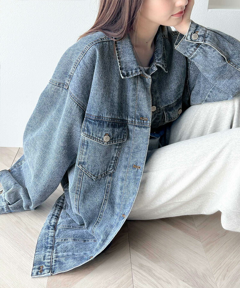 classicalelf 《javaジャバ コラボ》送料無料 コート ジャケット レディース デニム 裏キルティング Big ジージャン Gジャン 中綿 メンズ ユニセックス 男女兼用 ...