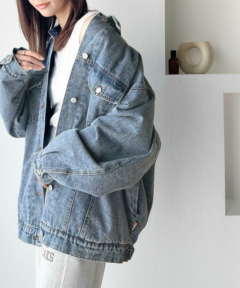 classicalelf 《javaジャバ コラボ》送料無料 コート ジャケット レディース デニム 裏キルティング Big ジージャン Gジャン 中綿 メンズ ユニセックス 男女兼用 ...