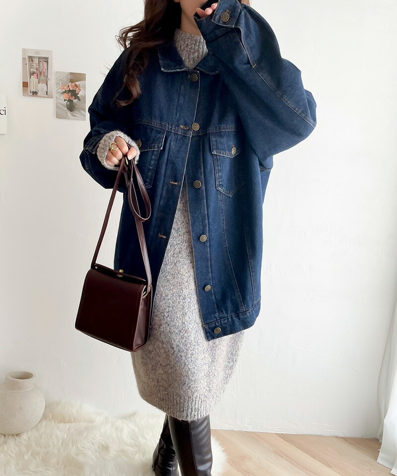 classicalelf 《javaジャバ コラボ》送料無料 コート ジャケット レディース デニム 裏キルティング Big ジージャン Gジャン 中綿 メンズ ユニセックス 男女兼用 ...