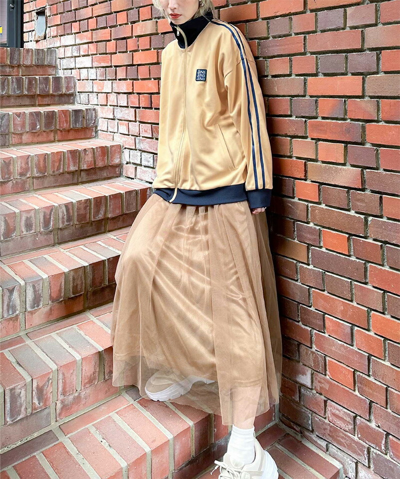 classicalelf 《javaジャバ コラボ》送料無料 トップス アウター レディース メンズ ダブルライン トラックジャケット レトロ スポーティ ファスナー ジャージ ...