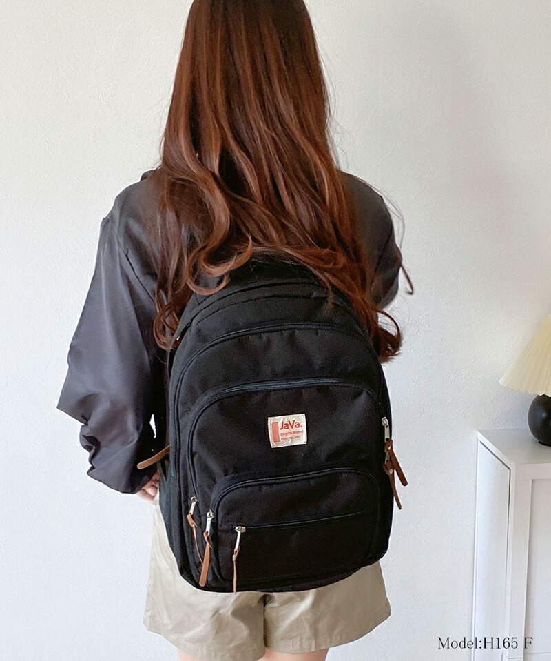 classicalelf 《javaジャバ コラボ》 送料無料 バックパック リュック レディース 大容量 多機能 4層 男女兼用 ユニセックス メンズ : Classical Elf(XXS ...