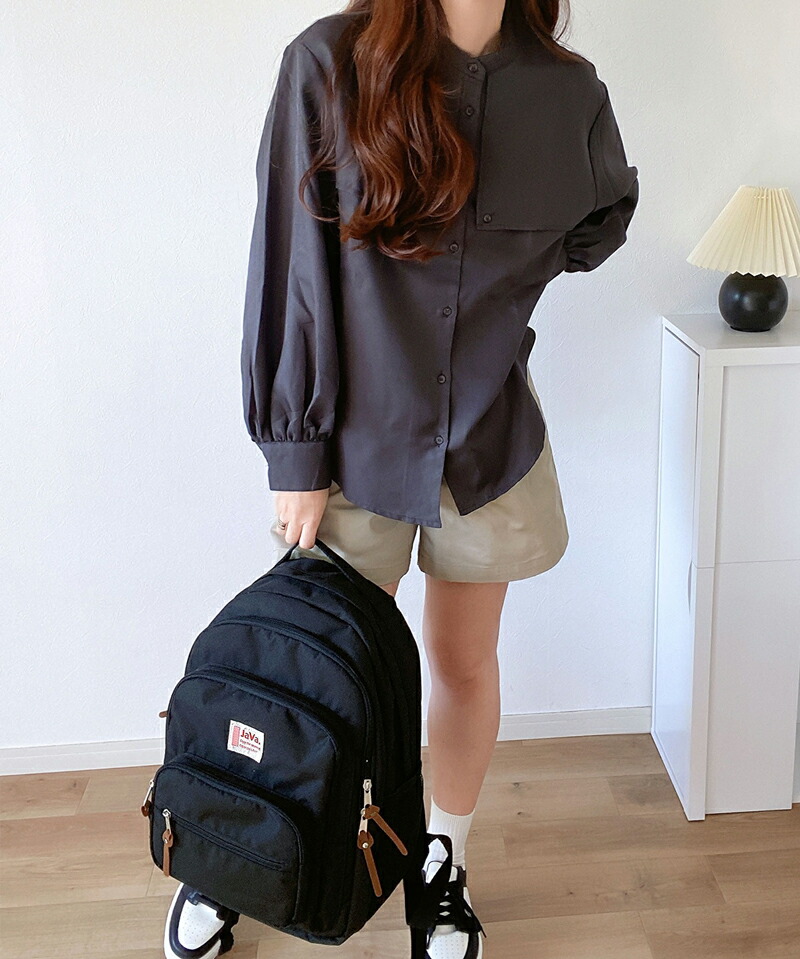 classicalelf 《javaジャバ コラボ》 送料無料 バックパック リュック レディース 大容量 多機能 4層 男女兼用 ユニセックス メンズ : Classical Elf(XXS ...
