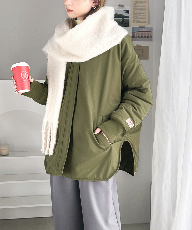 classicalelf 《javaジャバ 別注》送料無料 コート レディース ジャケット アウター 8way バラクラバ付 中綿 リバーシブル キルティング フード 取り外し 羽織り ...