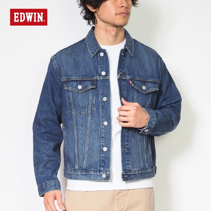 EDWIN（エドウィン） Gジャン ベーシックデニムジャケット (ET1136) メンズファッション ブランド : BIG HOOK - 通販 ...