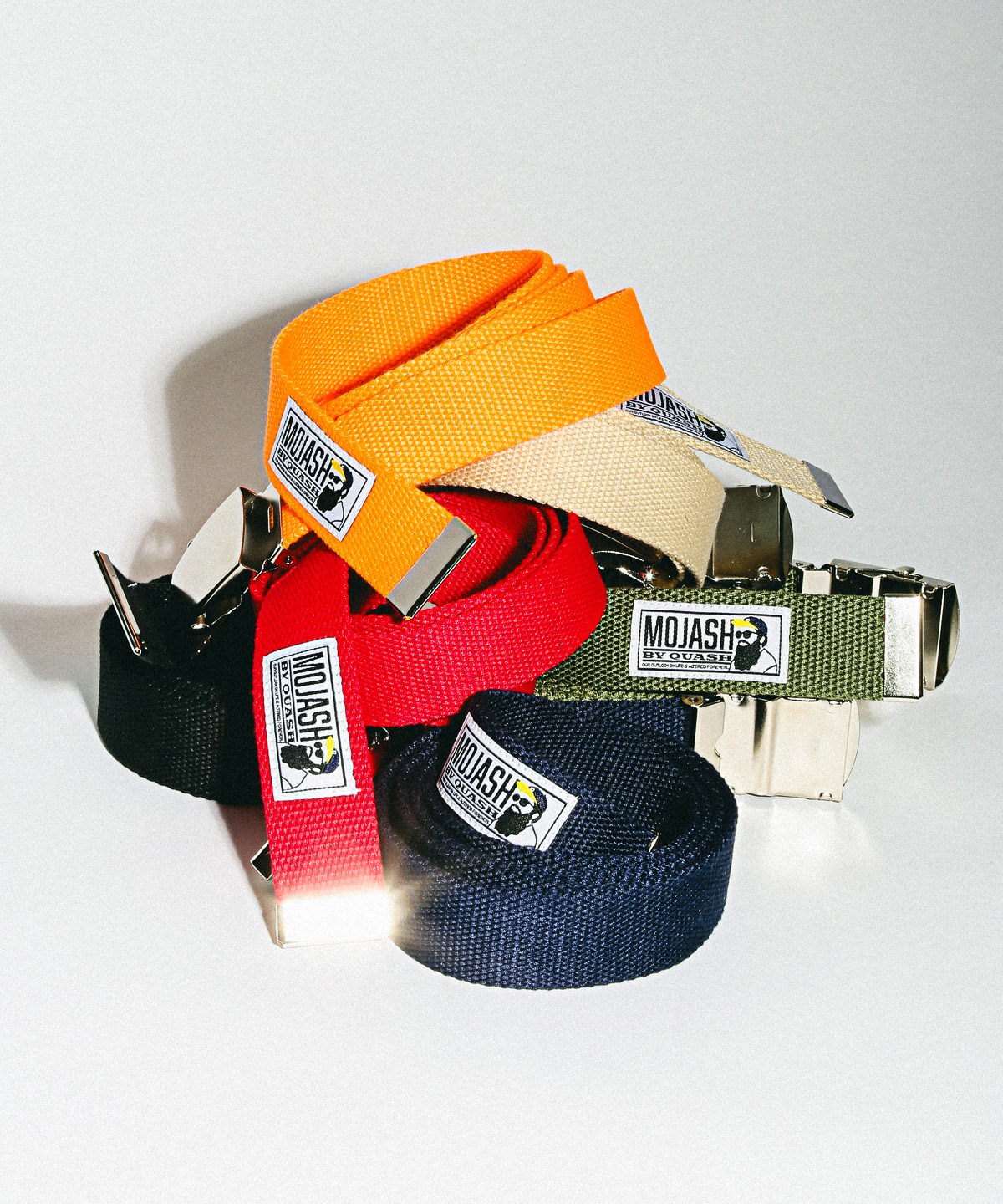 ベルト ガチャベルト メンズ メタルバックル GIベルト カラーベルト MOJASH ユニセックス : CLOTHES UNIT - 通販 - Yahoo!ショッピング