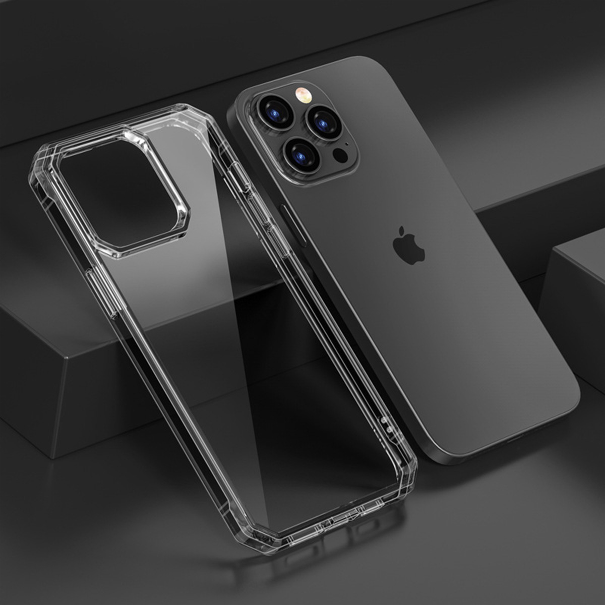 iPhone14 14Plus 14Pro 14ProMax クリア ケース 2重構造 TPU&PC素材 CASE 指紋防止 手触り抜群 衝撃防止 透明 背面カバー 強化ガラスフィルム おまけ ...