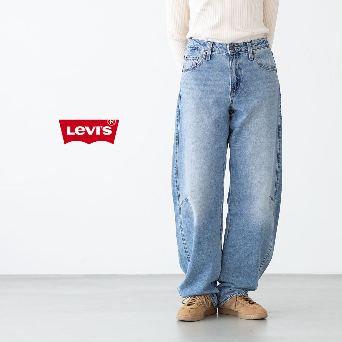 Levi's リーバイス バギーダッド バレル ジーンズ LEVI'S 0039A0000 0039A0001 0039A0002 レディース ...