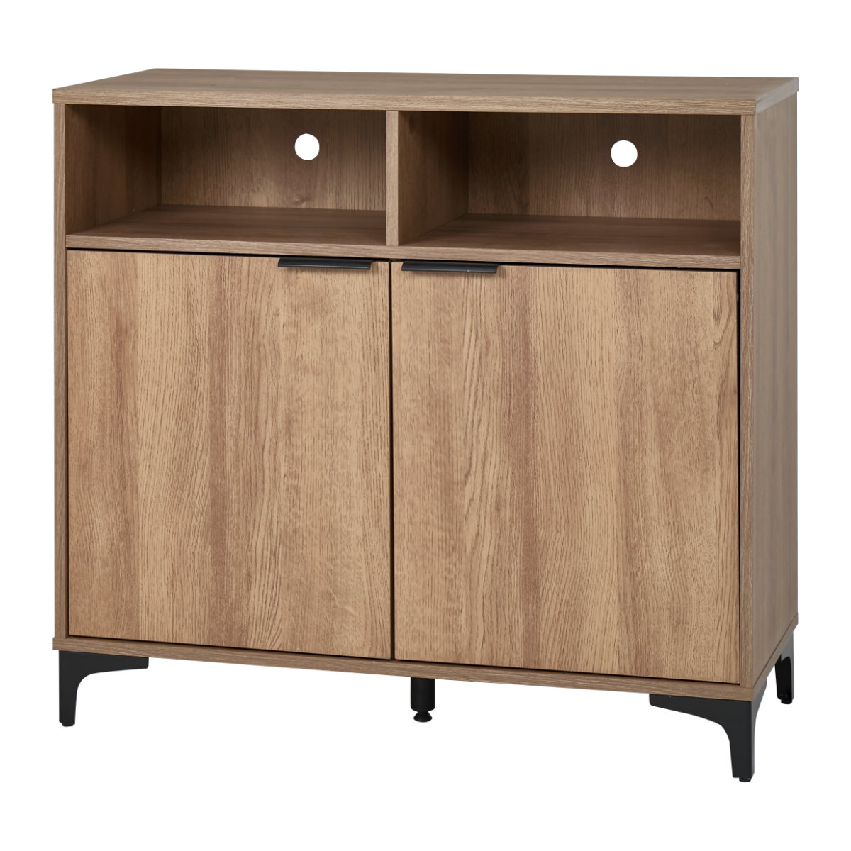 HAGiHARA（萩原） キャビネット 幅90cm 木目調 背面化粧 （ 棚 ラック 収納 家具 A4対応 テレビ台 可動棚 ） : お弁当グッズのカラフルボックス - 通販 - Yahoo ...