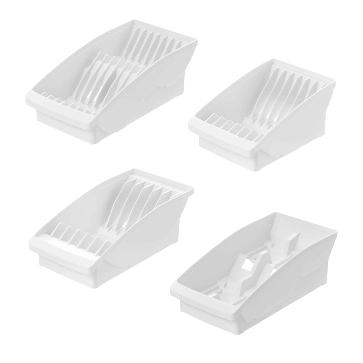 リッチェル ディッシュラック 4点セット トトノ 棚置き用 ディッシュスタンド お椀スタンド （ totono お皿 収納 日本製 食器収納 食器立て 食器ラック 茶碗 ） : お弁当グッズの ...