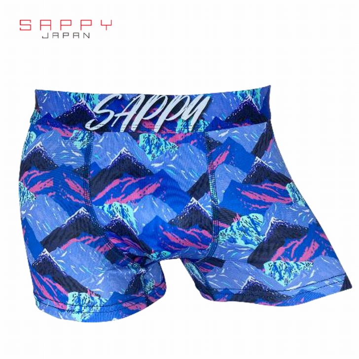 SAPPY メンズ ボクサーパンツ SAPPY マウンテン 紫 M L LL サピー 前閉じ D5002 送料無料 : コンプリートYahoo!店 - 通販 - Yahoo!ショッピング
