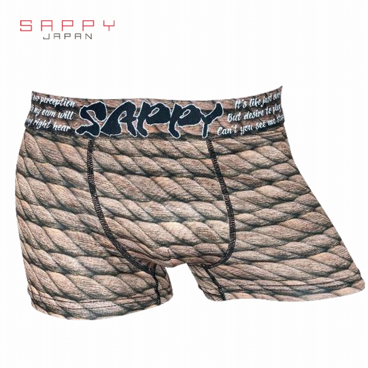 SAPPY メンズ ボクサーパンツ SAPPY 横綱 茶 M L LL サピー 前閉じ D596 送料無料 : コンプリートYahoo!店 - 通販 - Yahoo!ショッピング