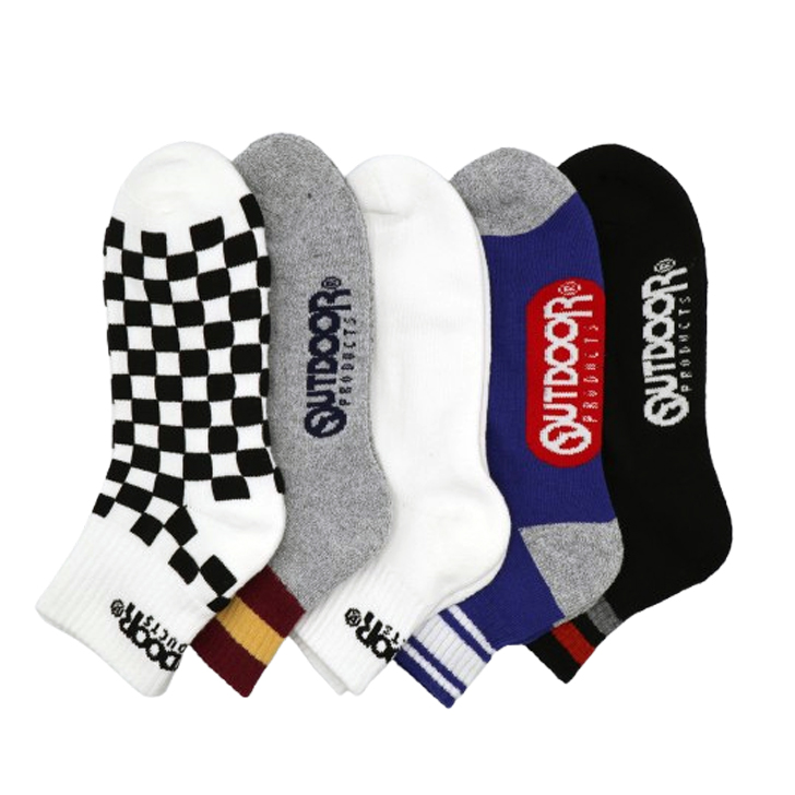 OUTDOOR PRODUCTS QT OUTDOOR5足組 クォーターソックス 靴下 5P アウトドア メンズ QT size25-27 90I-989 送料無料 : コンプリートYahoo ...