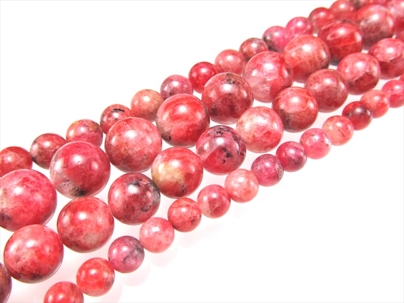 激安宣言 AAA 約10mm珠 ロードナイトシリカ 一連 約38-40cm 天然石 ビーズ パワーストーン ブラジル産 geki : パワーストーン 天然石 ComRose - 通販 ...