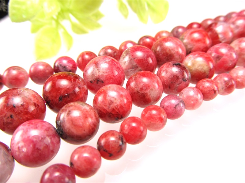 激安宣言 AAA 約10mm珠 ロードナイトシリカ 一連 約38-40cm 天然石 ビーズ パワーストーン ブラジル産 geki : パワーストーン 天然石 ComRose - 通販 ...