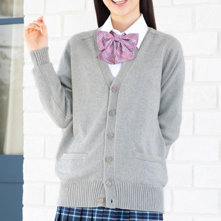 制服カーディガン 女子 ダボっと着れる 男女兼用 スクール カーディガン 大きい 全6色 綿 春 夏 CONOMi 高校 学生 中学 通学 ...