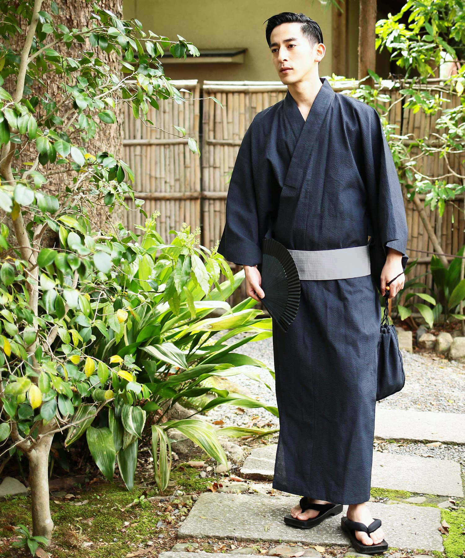 浴衣 メンズ ロシェル Roshell 紳士 和服 モダン 祭り 花火大会 作り帯 ワンタッチ帯 ボーダー ストライプ ブランド ギフト 父の日 :216766:ブランド下着ならCrazy ...